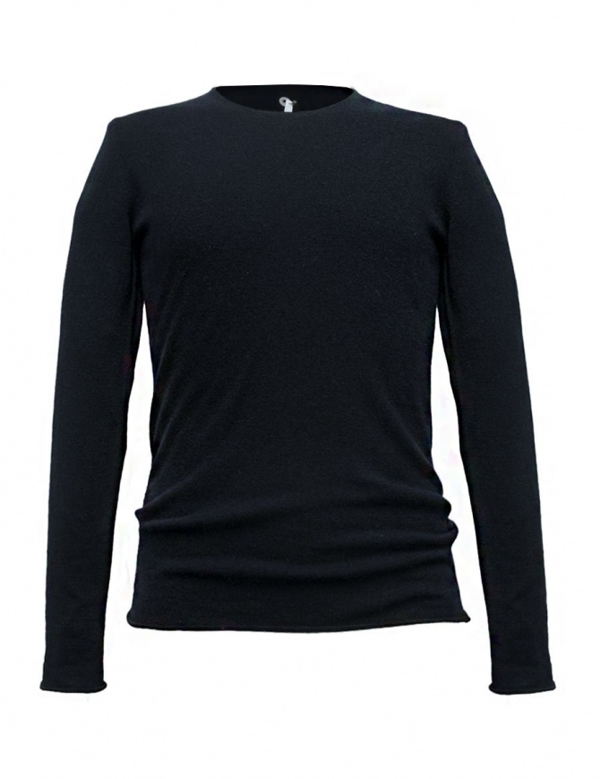 Label Under Construction Punched Navy Blue Sweater